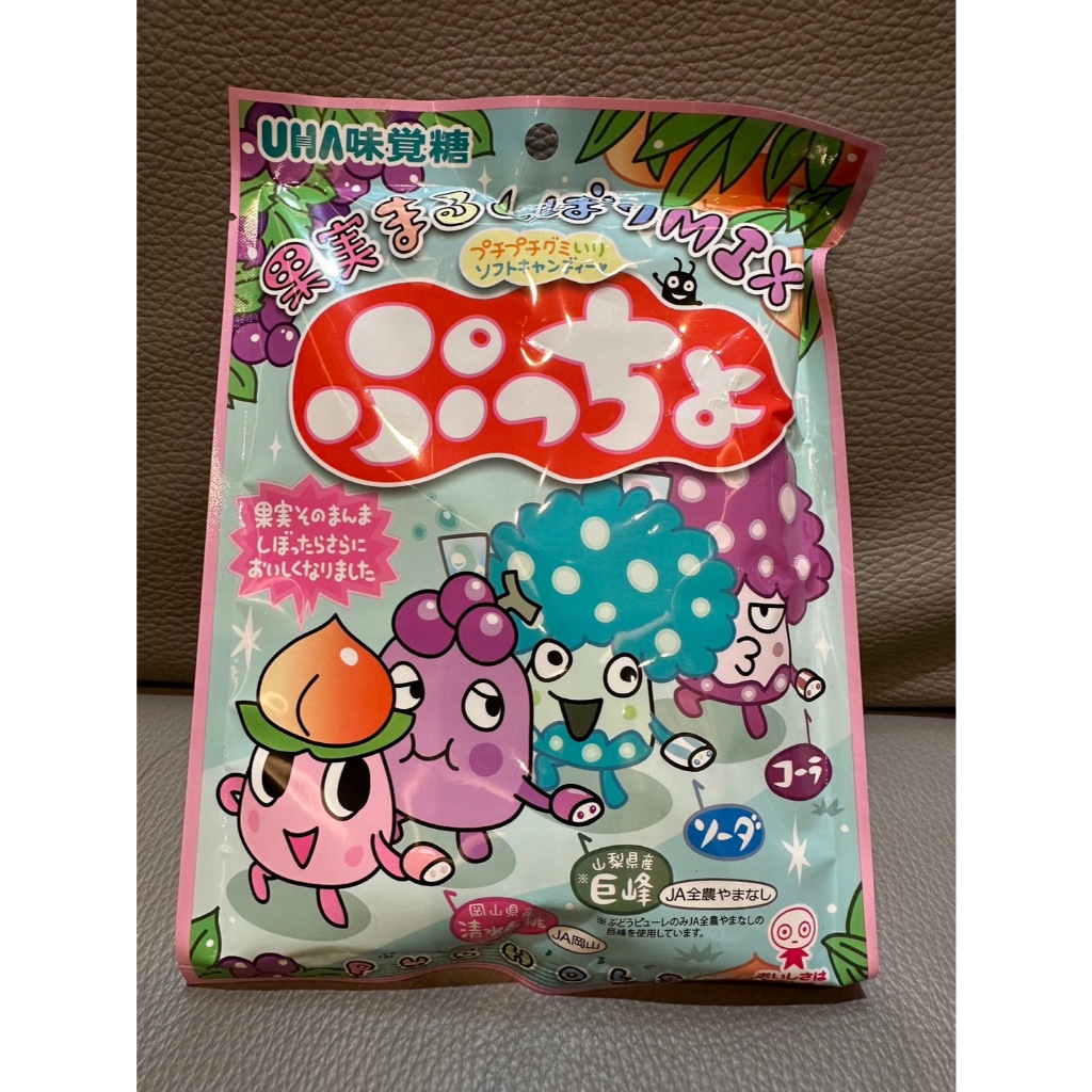 日本 UHA味覺糖 普超軟糖 吉祥公仔版 綜合口味大包 85g | 蝦皮購物