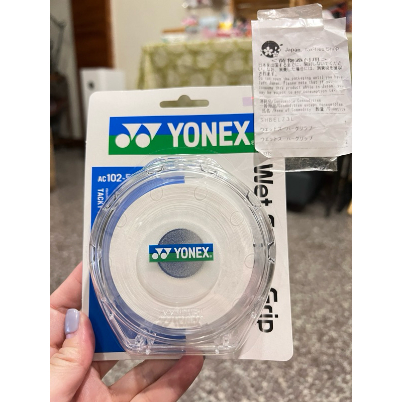 YONEX AC102-5P 握把布 手膠 5本入 AC102 日本境內銷售版 JP版 白色 | 蝦皮購物