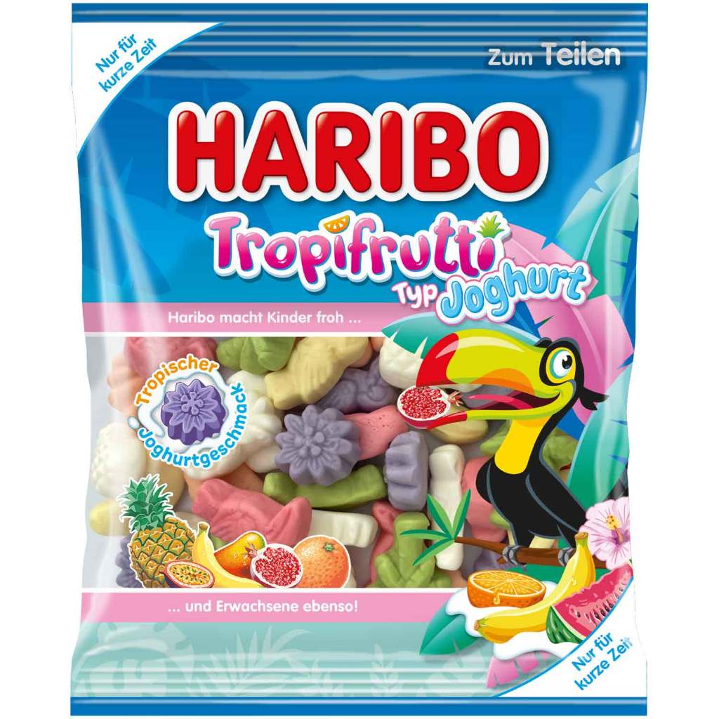 Über 德國 Haribo Tropifrutti Fruchtig 哈利熊 熱帶水果 / 酸水果 | 蝦皮購物