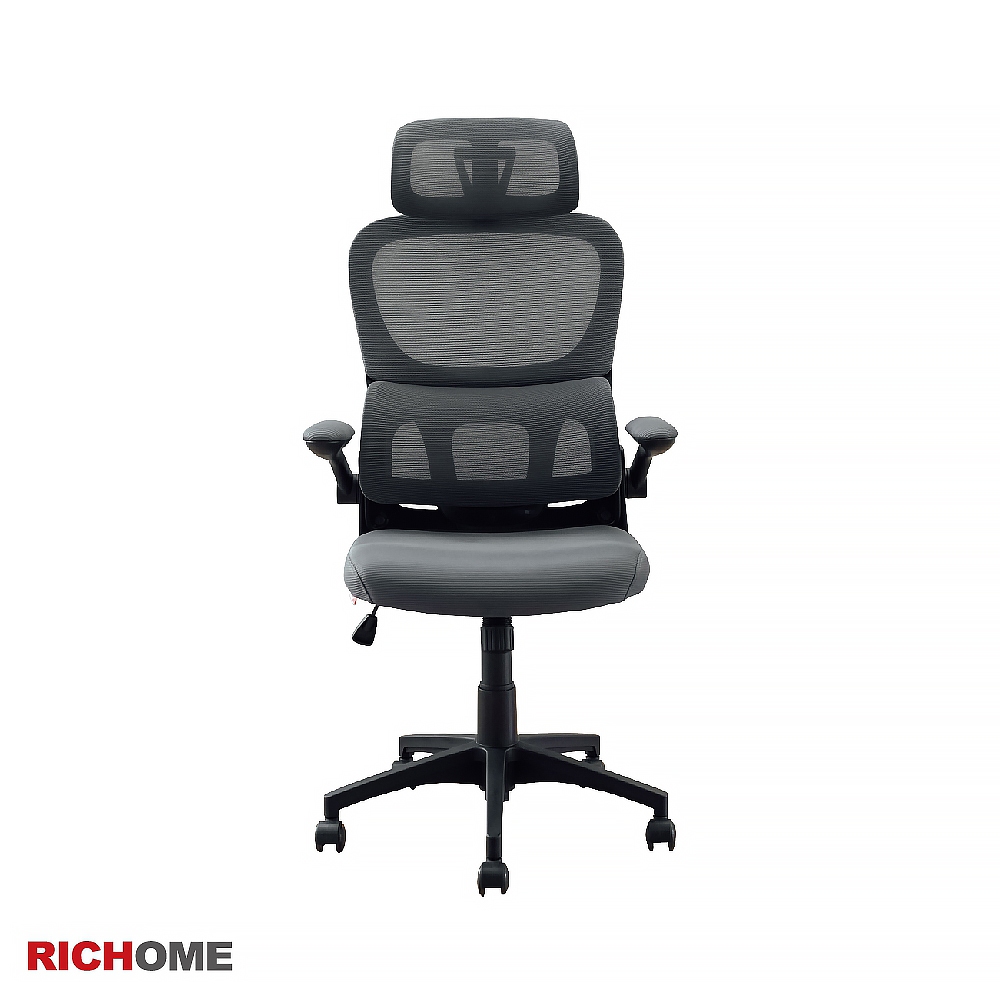 RICHOME 福利品 CH-1399 盧卡斯高背人體工學椅 電腦椅 辦公椅 電競椅 網椅 網布 升降扶手 可調頭枕 | 蝦皮購物