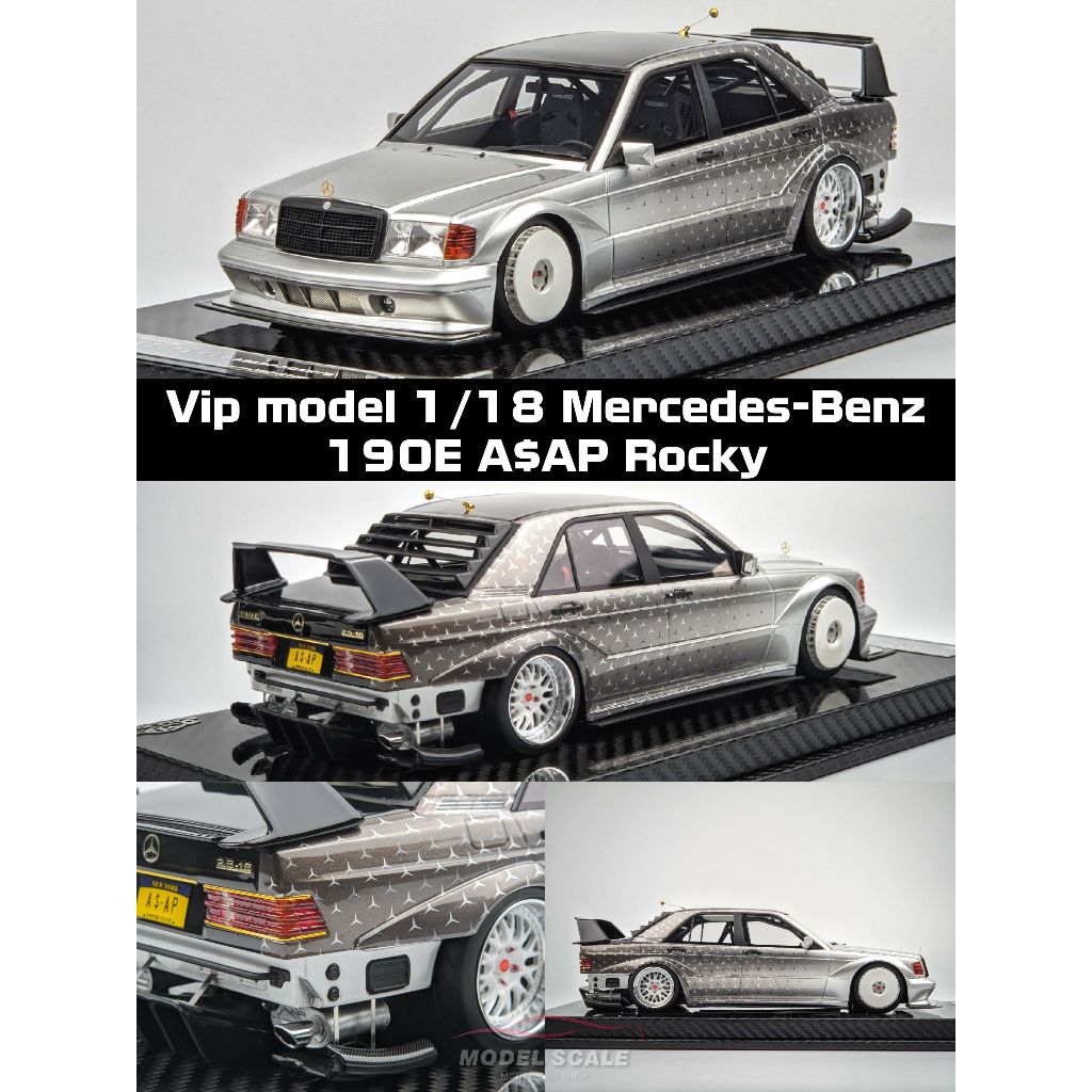 【模例】Vip model 1/18 Mercedes-Benz 190E A$AP Rocky 星芒塗裝 | 蝦皮購物