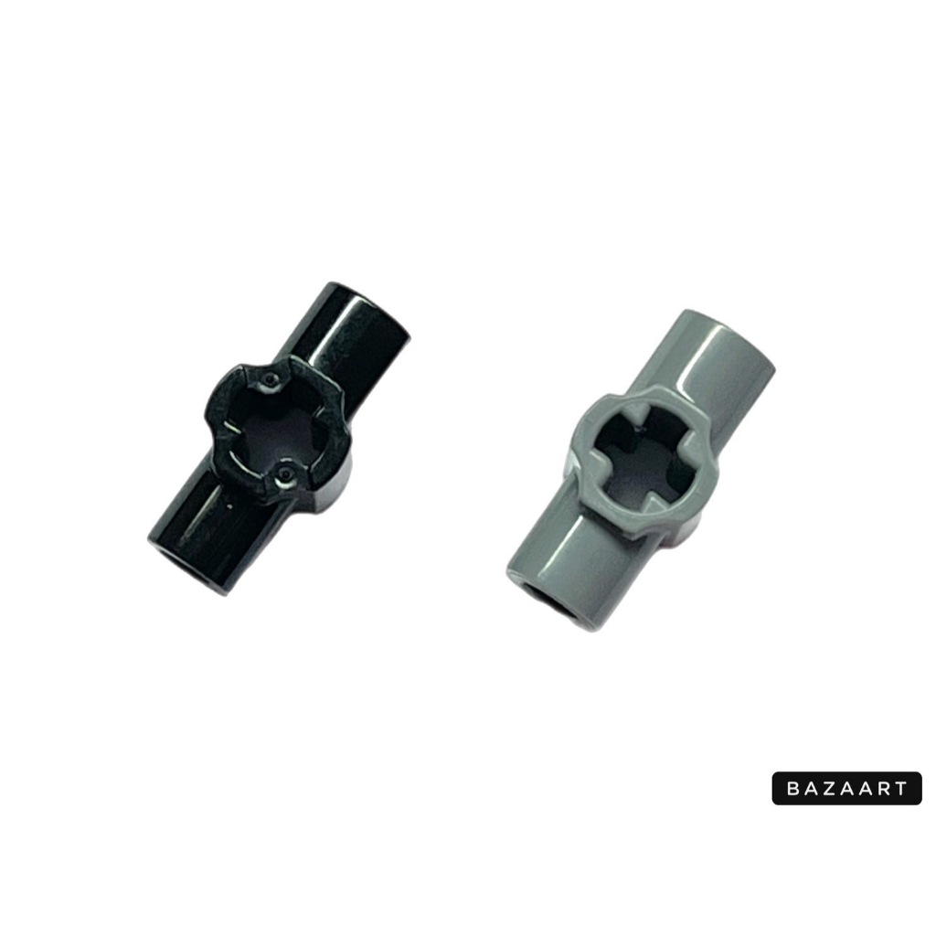 二手樂高 LEGO 連接器 十字孔 插硝 軸套 科技 套筒 黑色 深灰色 24122 | 蝦皮購物