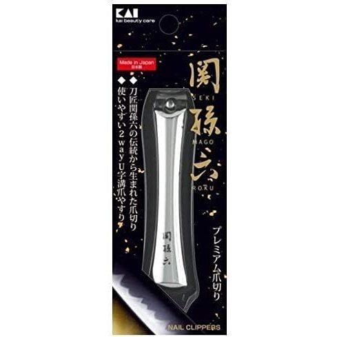 ☆小樂雜貨☆現貨 日本 KAI 貝印 關孫六 指甲刀 指甲剪 Type102 HC-1802 雙邊銼刀 抗菌 刀刃不銹鋼 | 蝦皮購物