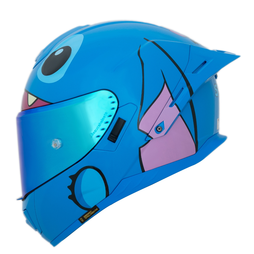 MESUCA | M601 | Stich 史迪奇 迪士尼聯名彩繪 全罩式安全帽 附發票 | 蝦皮購物