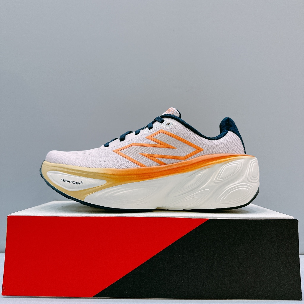 New Balance NB More v5 女鞋 D楦 寬楦 許瑋甯代言款粉橘色 緩震 運動 慢跑鞋 WMORLT5 | 蝦皮購物