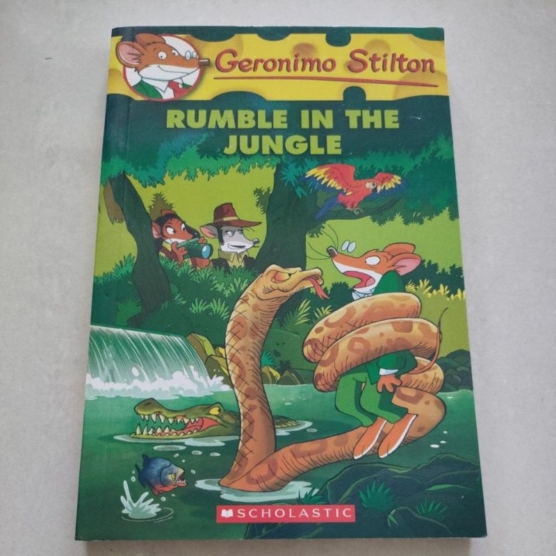 美國小學英語閱讀Geronimo Stilton 53: Rumble in the Jungle cgrade4乾淨 | 蝦皮購物