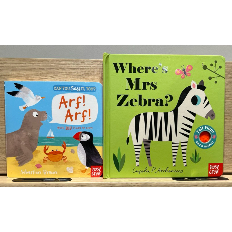 《nosy crow》Arf! Arf! / where's Mrs Zebra? | 蝦皮購物