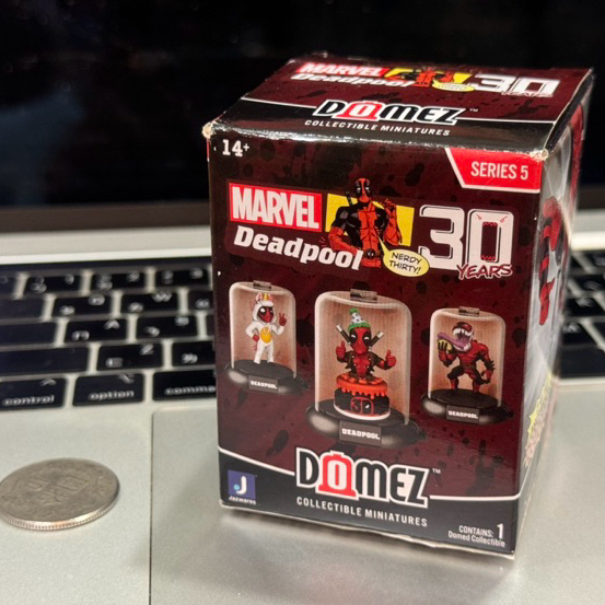 全新未拆 死侍 deadpool DOMEZ series 5 30 years 盒玩 盲盒 公仔 塑膠 透明 罩子 | 蝦皮購物
