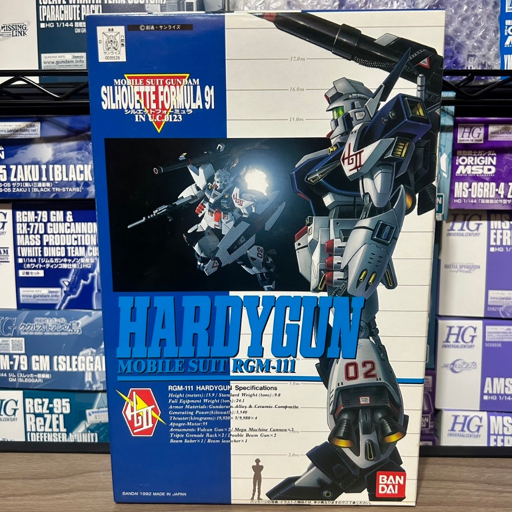 1/100 RGM-111 HARDYGUN/機動戰士鋼彈/影子方程式/F91/哈迪剛 | 蝦皮購物