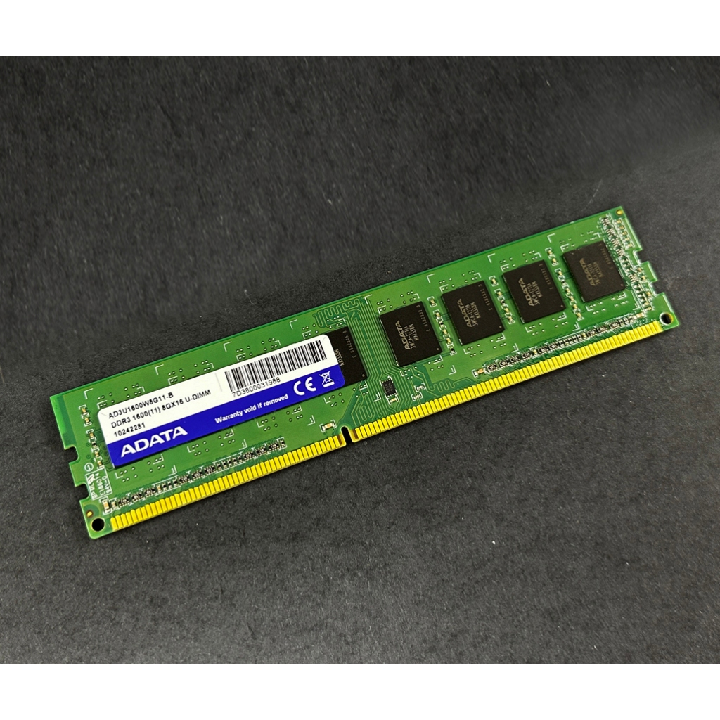 【售】二手 威剛 ADATA DDR3 1600 8G 記憶體 RAM 雙面顆粒 | 蝦皮購物