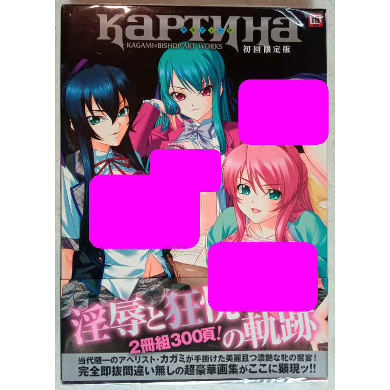 現貨 Kagami×bishop Art Works Cartina 2冊入 カガミ 牝教師 畫冊 畫集 蝦皮購物