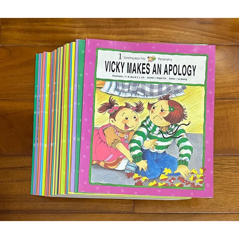 亮亮的成長 英文版 something about Vicky 30本書 音檔 親子共讀 | 蝦皮購物