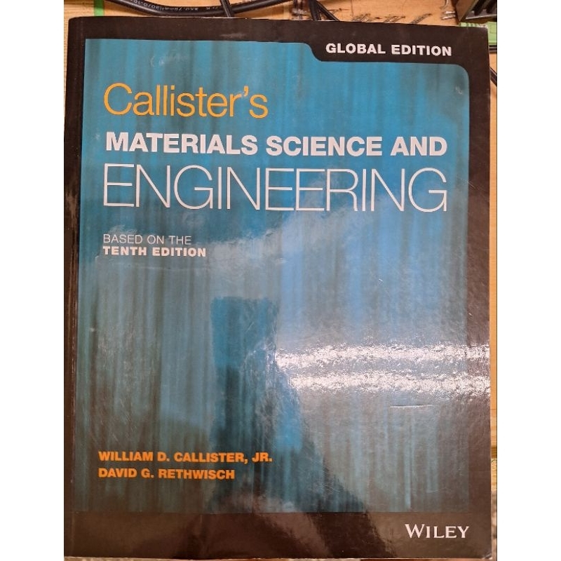 [快速出貨] Callister's Materials Science and Engineering 10/e | 蝦皮購物