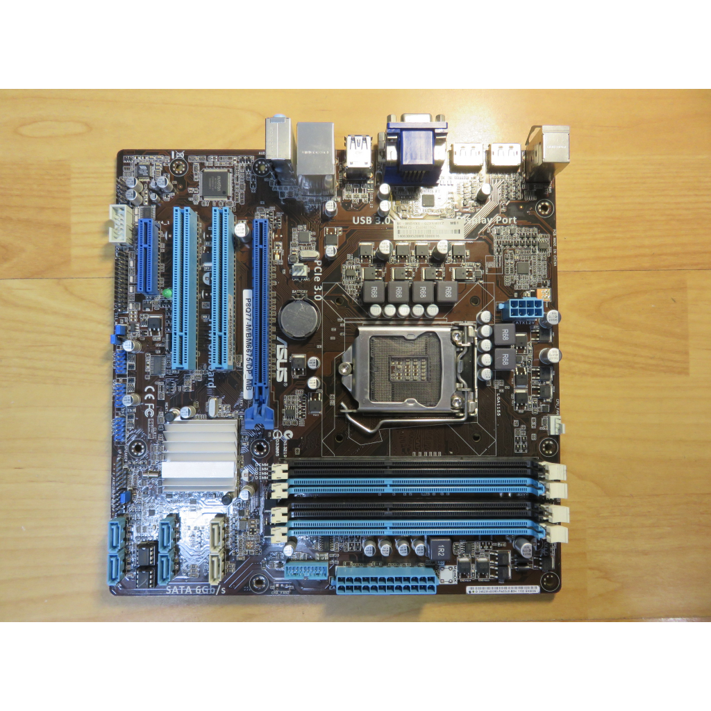 A.1155主機板-華碩 P8Q77-M/BM6675/DP_MB DDR3雙通道 i7 i5 i3 USB直購價400 | 蝦皮購物