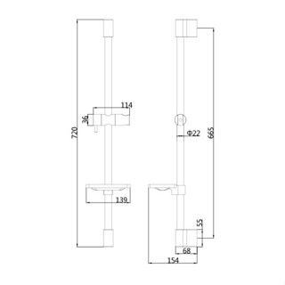 Caesar 凱撒衛浴 WG119 滑桿 可調整 SPA淋浴用 升降滑桿組 蓮蓬頭滑桿 不鏽鋼 滑桿 把手滑桿 把手掛鉤 | 蝦皮購物