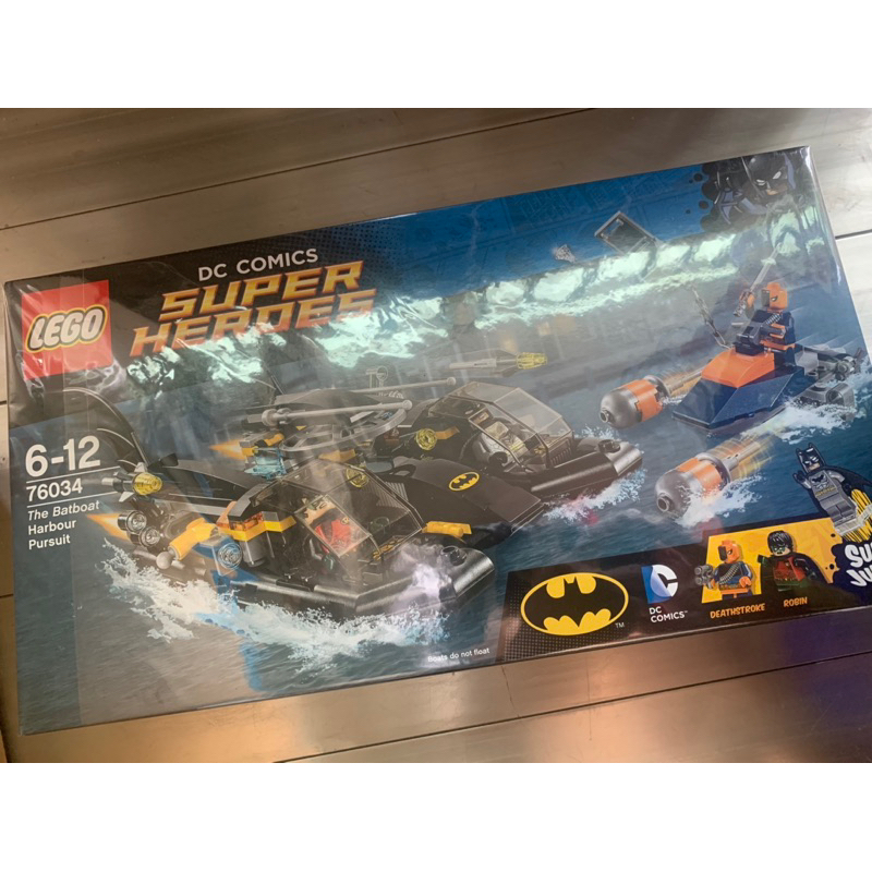 樂高 LEGO 76034 The Batboat Harbor Pursuit 蝙蝠船海港追擊 蝙蝠俠 羅賓 喪鐘 | 蝦皮購物