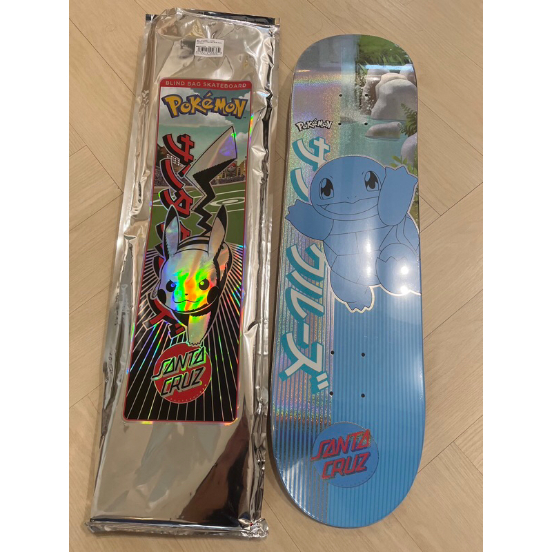 Santa Cruz X Pokemon Skateboard Deck 滑板 - 傑尼龜 全新正品 已開封 寶可夢 | 蝦皮購物