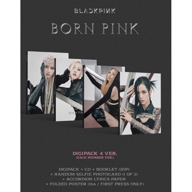 [Born Pink] DIGIPACK 正規二輯 | 蝦皮購物