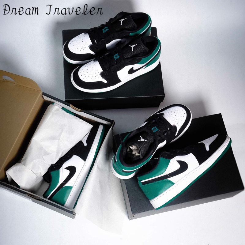 【DT】Air Jordan 1 Low GS Mystic Green 復古 籃球鞋 黑綠 553560-113 | 蝦皮購物