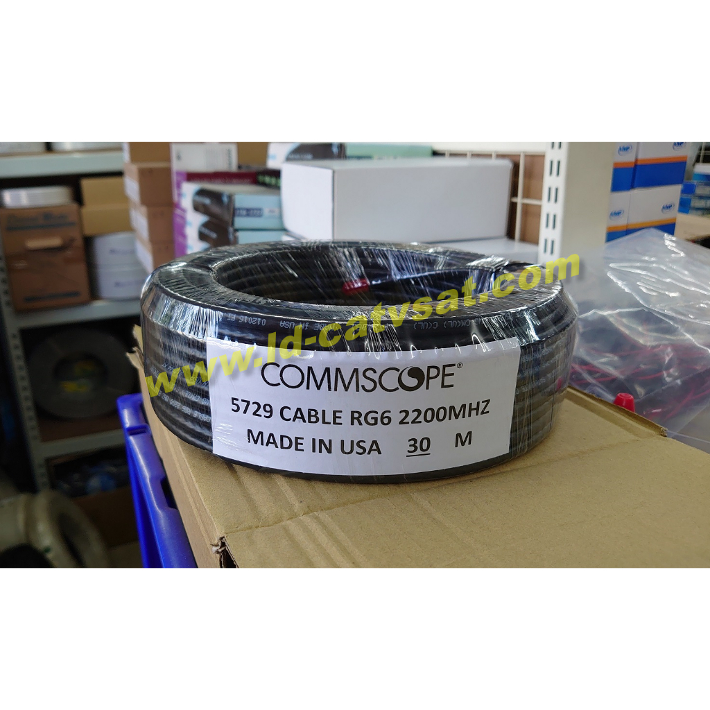 [含發票]CommScope 5729 正美國原裝進口RG6 5C2V MADE IN USA 30米 2200MHZ | 蝦皮購物