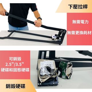 Pure Leverage Drive Crusher 手動硬碟破壞機 硬碟破壞機 硬碟破壞 硬碟銷毀 物理破壞 硬碟 | 蝦皮購物