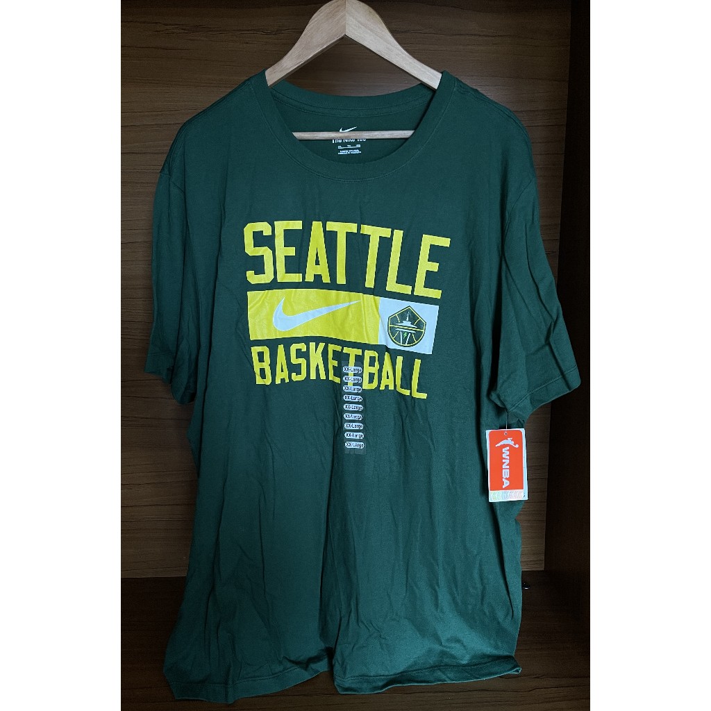 🍊柑仔店美國代購🇺🇸 Nike Seattle Storm T Shirt WNBA 西雅圖 風暴 綠色 T恤 XXL | 蝦皮購物