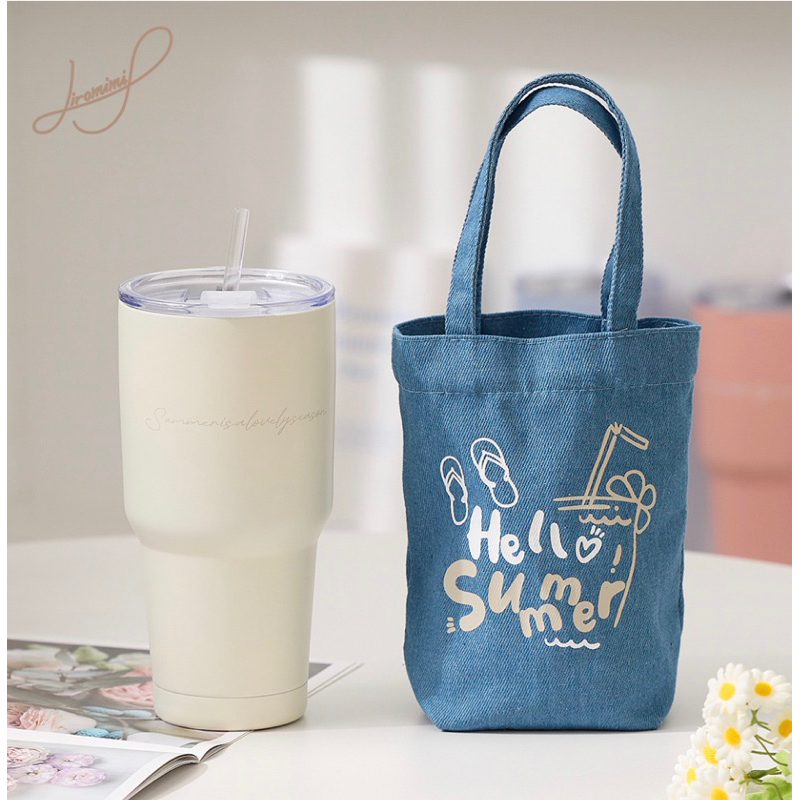 Hiromimi內瓷不鏽鋼冰壩杯提袋組900ml | 蝦皮購物