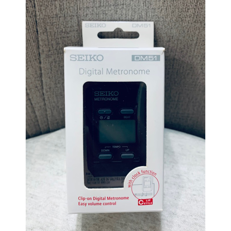 (正版二手) 日本精工 SEIKO 節拍器 DM51 隨身型 電子節拍器 吉他 烏克麗麗 鋼琴 長笛 | 蝦皮購物