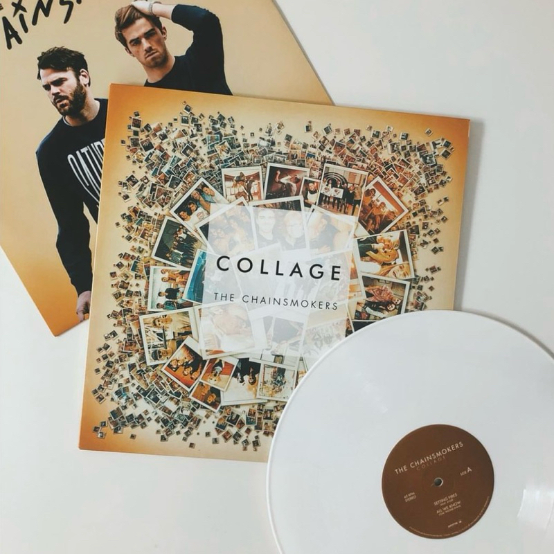 The Chainsmokers Collage 老菸槍雙人組 Closer 黑膠唱片 限量白膠 LP | 蝦皮購物