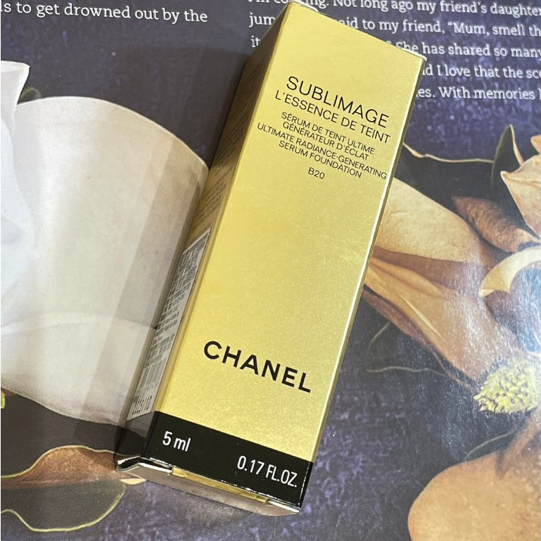 ️現貨 ️香奈兒CHANEL奢華晶燦賦活粉底精萃 5ml / #B20 (百貨公司標,盒裝) | 蝦皮購物