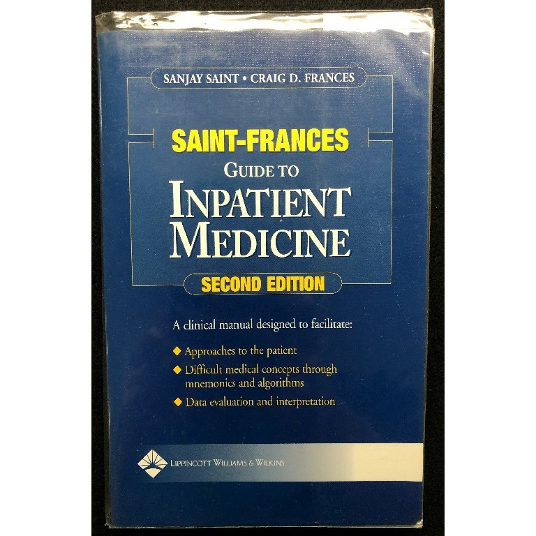 Saint-Frances Guide to Inpatient Medicine, 2e / Saint, Sanja | 蝦皮購物