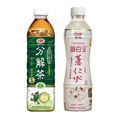 [蝦皮代開發票]愛之味健康油切分解茶590mlX24罐搭配愛健薏仁水530mlX24罐宅配免運 | 蝦皮購物