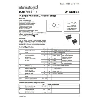 DF06M IR 橋式整流器 Single Phase 標準 600 V 4-DIP 台灣現貨 | 蝦皮購物