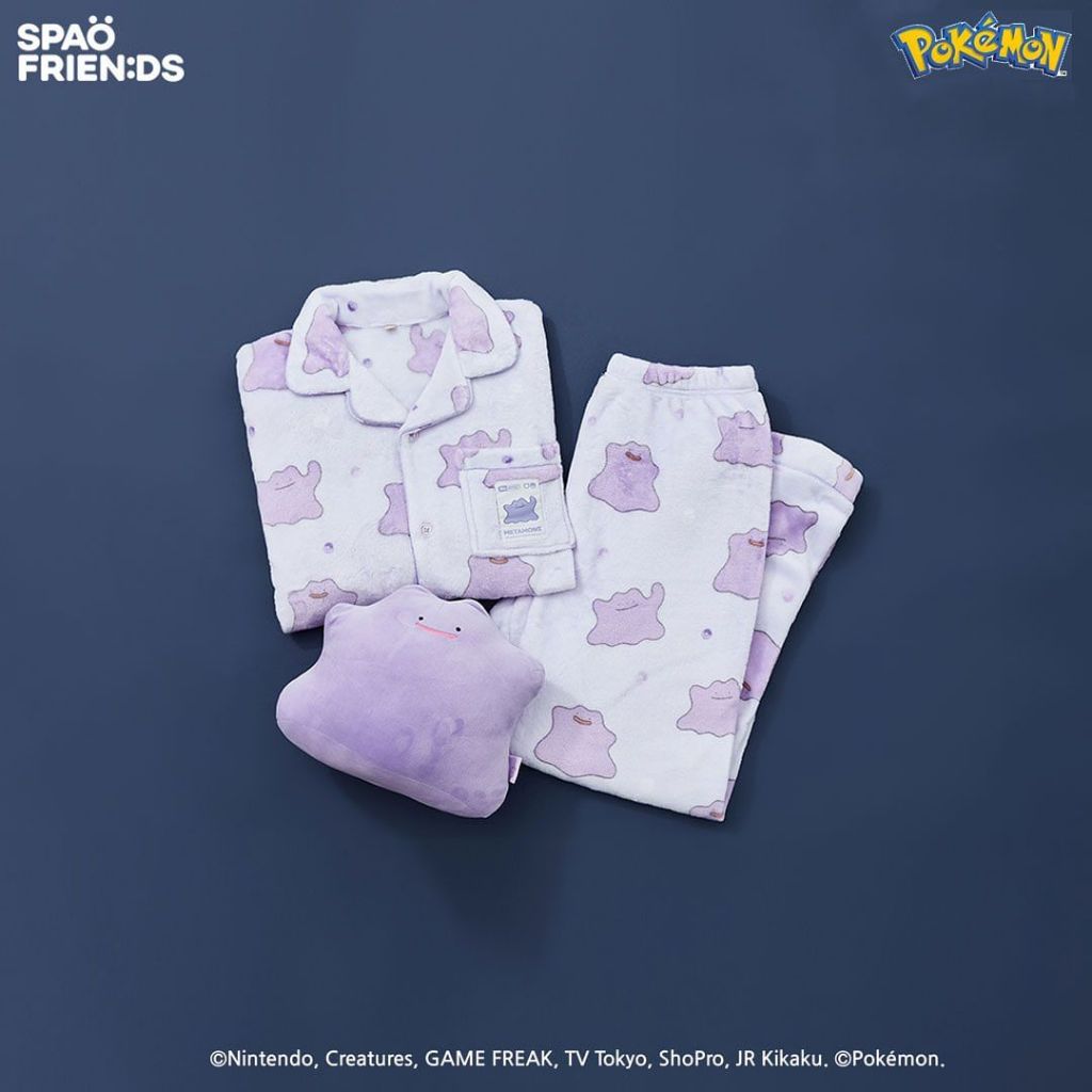 【zz韓國代購🇰🇷】 🔥新增新款🔥 SPAO x 寶可夢 睡衣 睡褲 套裝 拖鞋 神奇寶貝 皮卡丘 兒童睡衣 | 蝦皮購物