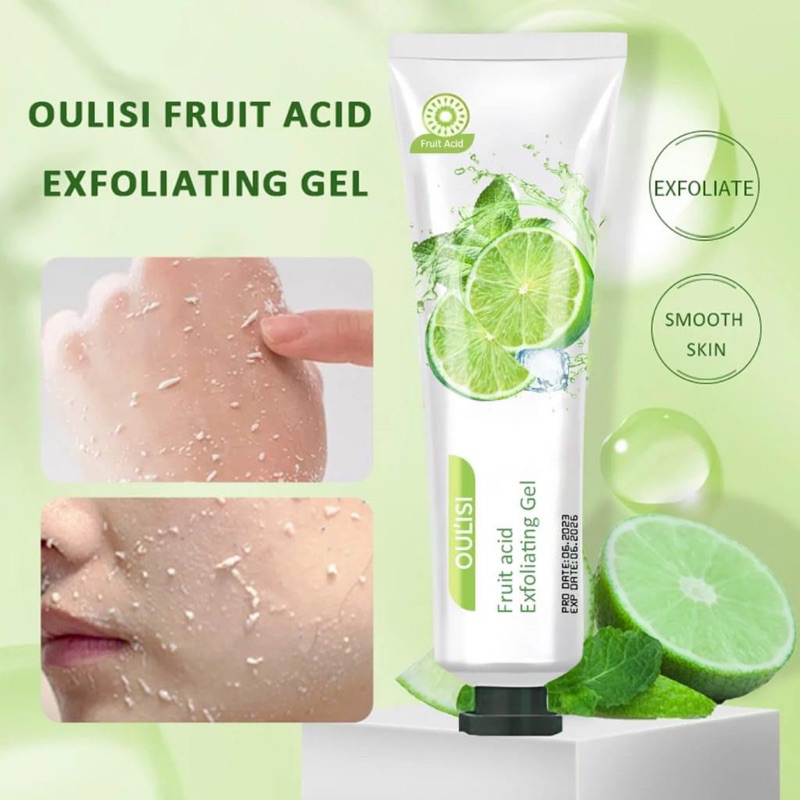 ORIGINAL oulisi fruit Gel Eksfoliasi Perontok daki | 蝦皮購物