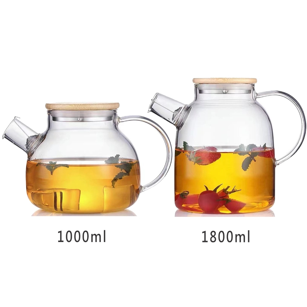 耐熱玻璃壺 1000ml 1800ml 2個尺寸任選/1入 金益合玻璃器皿 | 蝦皮購物