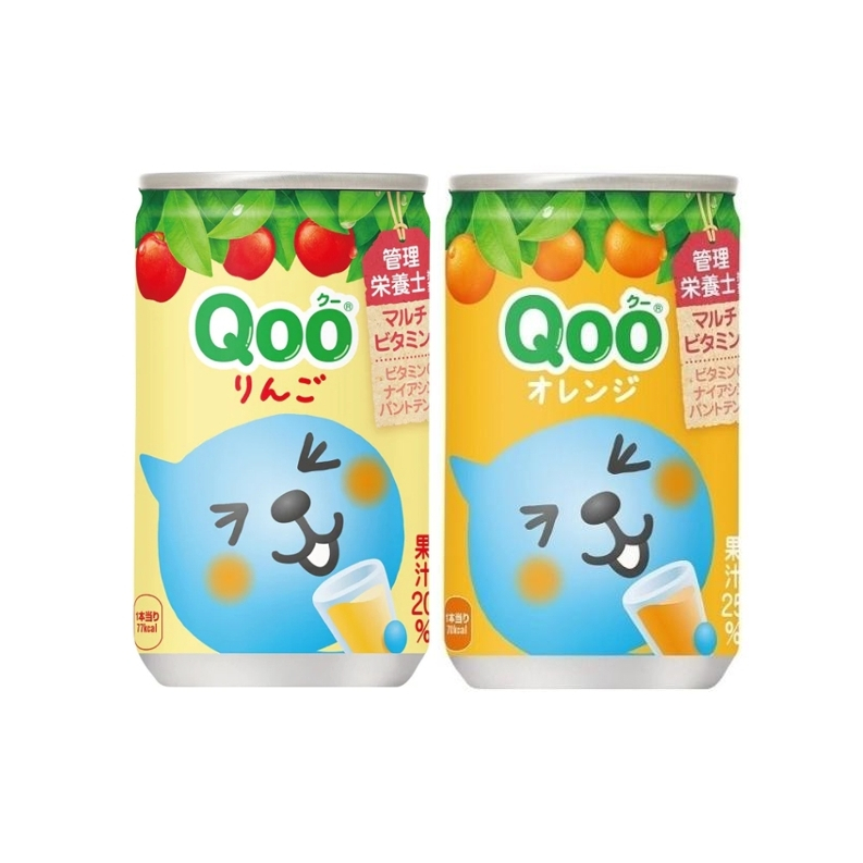 世界GO 現貨 日本 QOO 酷果汁 橘子 蘋果 160ml 易開罐 | 蝦皮購物