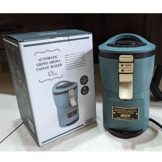 二手 咖啡機 日本 TOFFY Aroma 自動研磨咖啡機 K-CM7 #板岩綠 美式咖啡機 Grind Aroma | 蝦皮購物