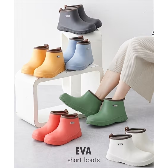 [歐吉🇯🇵]~SUTSAT 精靈 圓頭 EVA 防水 短靴 | 蝦皮購物
