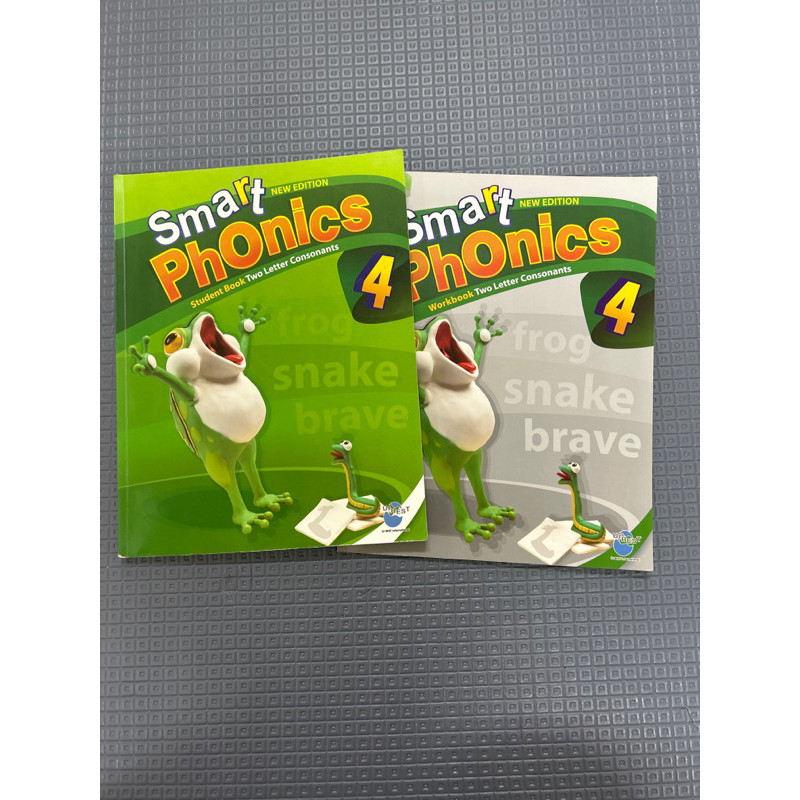 5折 優百科UrBEST Smart Phonics 4 課本+練習本 二手良品 無劃記 | 蝦皮購物