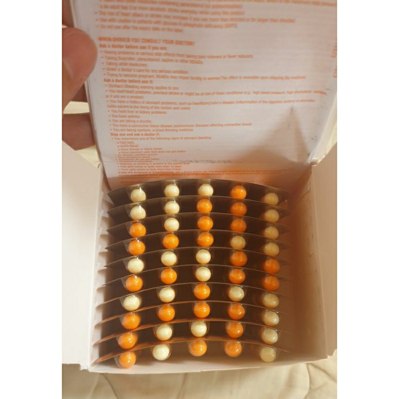 Alaxan FR 200mg/325mg muscle pain, arthritis, rheumatism, | 蝦皮購物