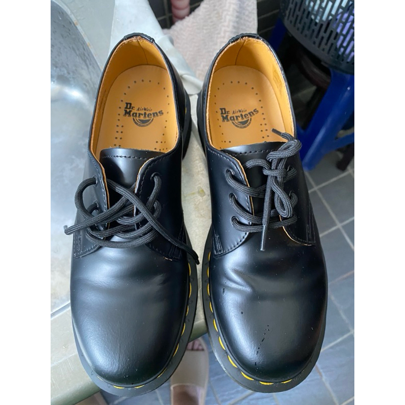 Dr.martens 馬丁 經典3孔 UK5 1461 SMOOTH BLACK | 蝦皮購物