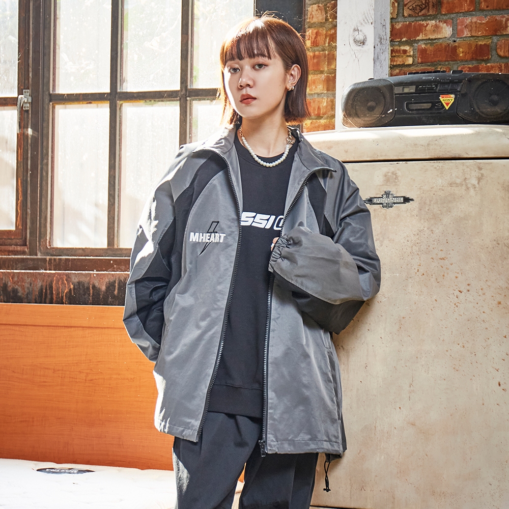 LAKING-刺繡閃電風衣薄外套 | 蝦皮購物