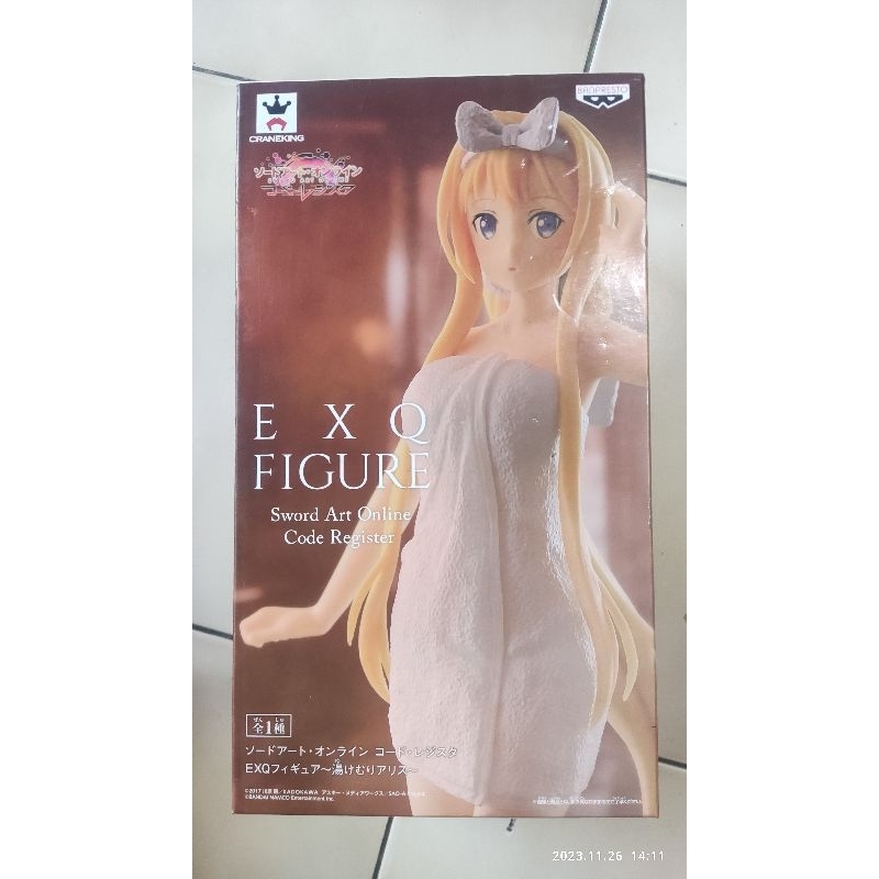刀劍神域 EXQ SAO Code Register 愛麗絲 浴巾 Ver. 公仔 代理版 | 蝦皮購物