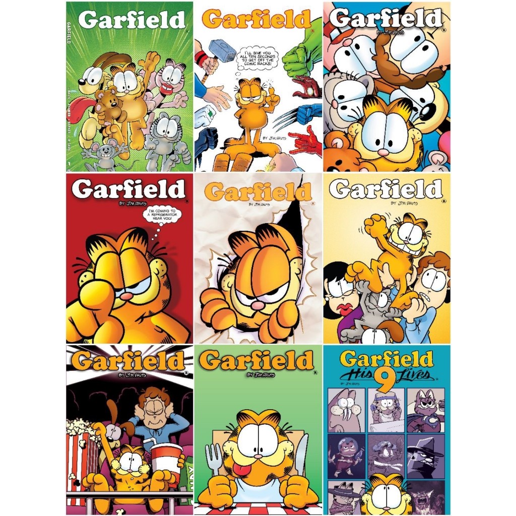 《加菲貓》英文漫畫9本 版 Garfield Vol.1 - Vol.9 (2012-2016) - Jim Davis | 蝦皮購物