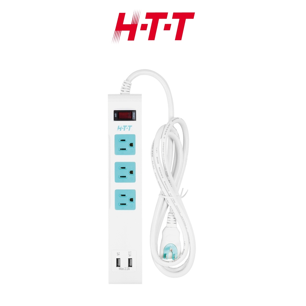 H-T-T 1開6插雙USB防脫落 6尺 延長線 HTT-1656U | 蝦皮購物