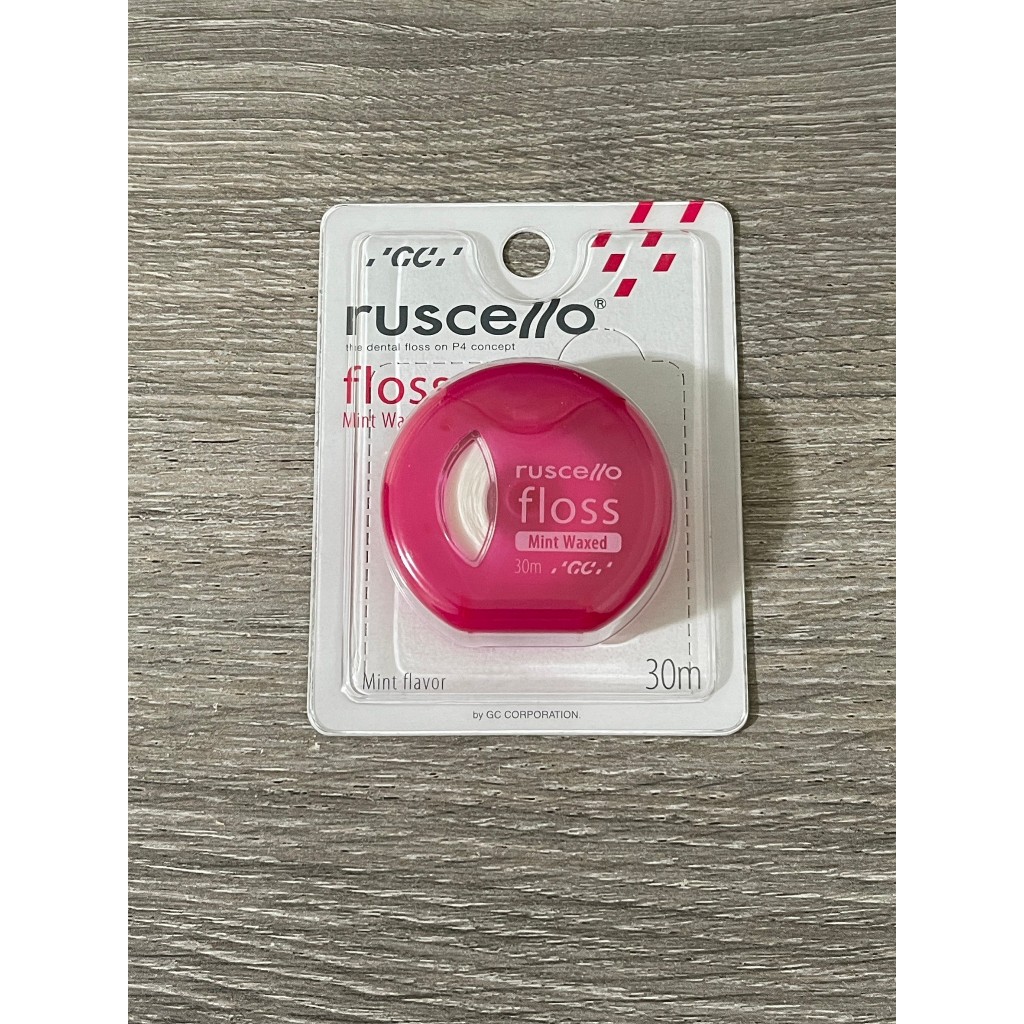 現貨 牙線 GC RUSCELLO FLOSS 30m 粉 紫 綠 齒科推薦 牙線推薦 薄荷有蠟 Mint Waxed | 蝦皮購物
