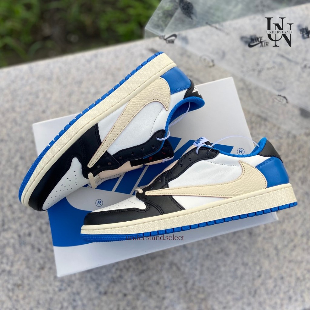 UN預購 Travis Scott x Fragment x AJ1 Low 閃電倒鉤 三方聯名 DM7866-140 | 蝦皮購物