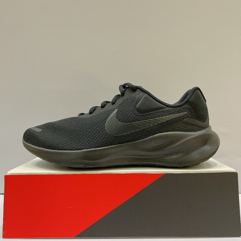 NIKE REVOLUTION 7 WIDE 男生 黑色 寬楦 舒適 透氣 輕量 運動 慢跑鞋 FB8501-001 | 蝦皮購物
