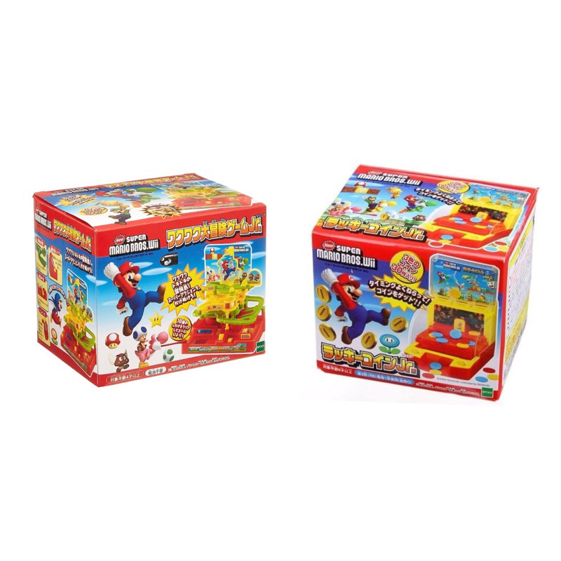 現貨 日本任天堂 MARIO 超級瑪莉兄弟 5.5吋瑪利歐 驚險迷宮 闖關大冒險 大迷路桌遊 投幣機 推幣機 兒童節禮物 | 蝦皮購物